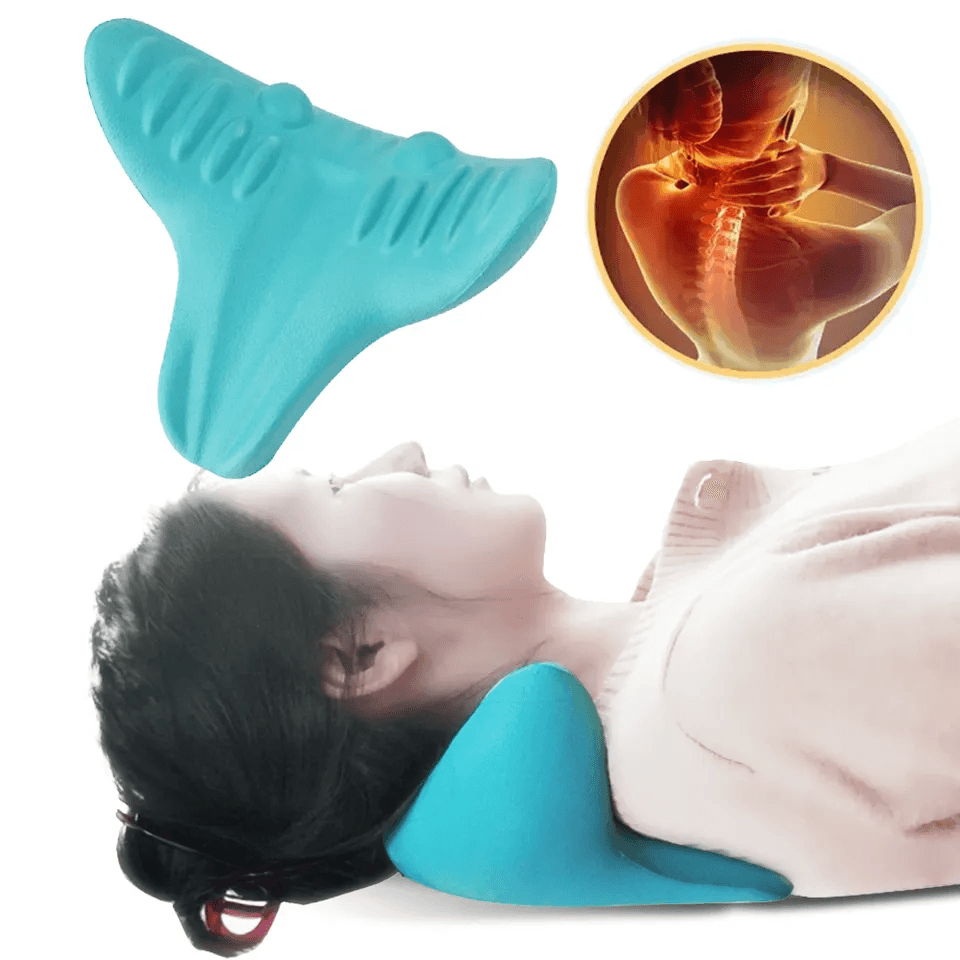 Neck, Shoulder, and Back Alignment Device. Cushioned Support muscle re ...