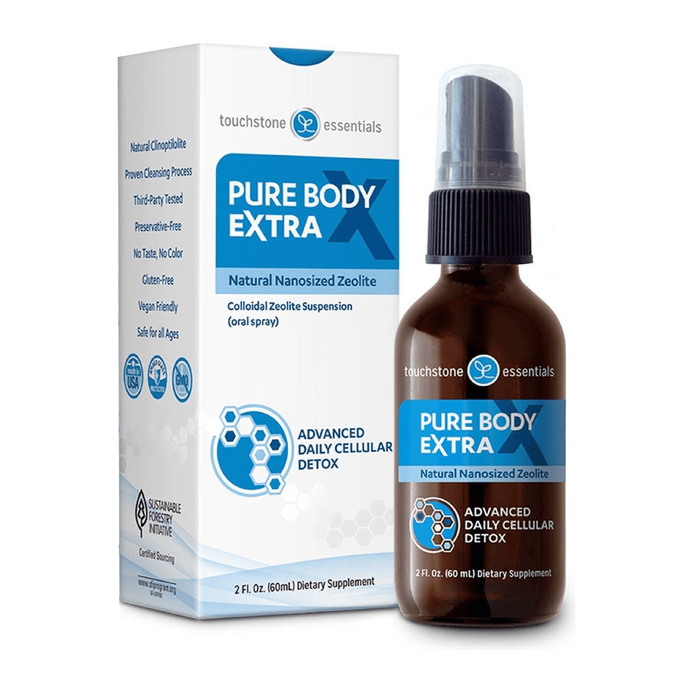 Pure Essentials Extra Strength Colloidal Zeolite Suspension (Oral Spra ...