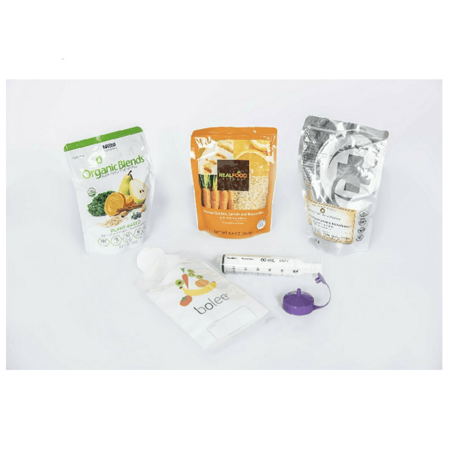 Bolink bFed System Enteral Feed Syringe Kit (extra bolee bags availabl ...